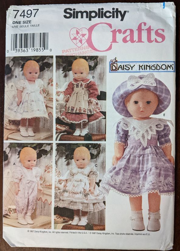 McCall's Simplicity Doll Clothes Patterns - You Choose | eBay