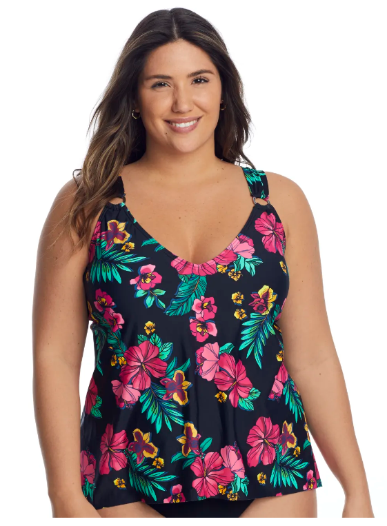 🔥 Birdsong Women’s Plus Size Tankini Swim Top – Underwire, Pool & Beach ...