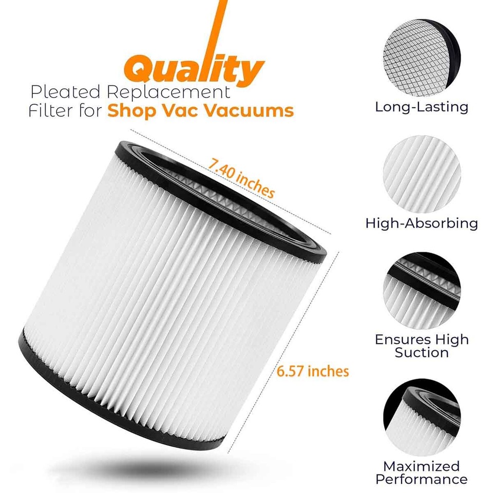 Replacement Filter Cartridge for Shop-Vac 90350 90304 90333 9030400 5 ...