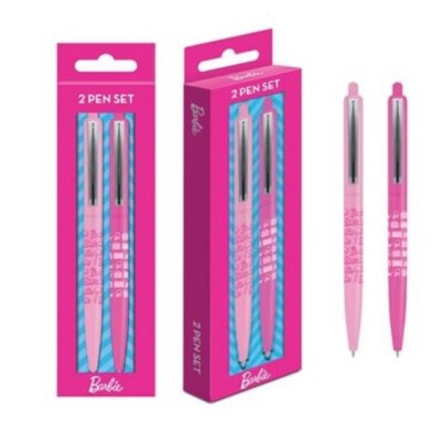 BARBIE 2 PEN SET BIRO BALLPOINT SET | eBay UK