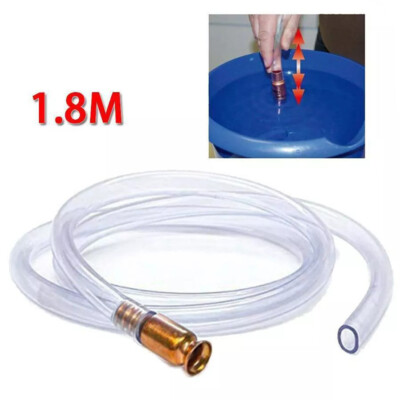 1.8M Water Jiggler Pump Fuel Transfer Self Priming Shake Jiggle Siphon ...