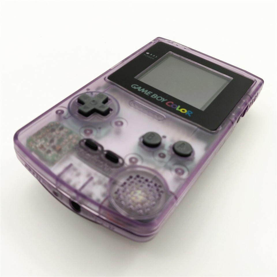 NEW Purple Retrofit Game Boy Color GBC Console With Highlight Back ...