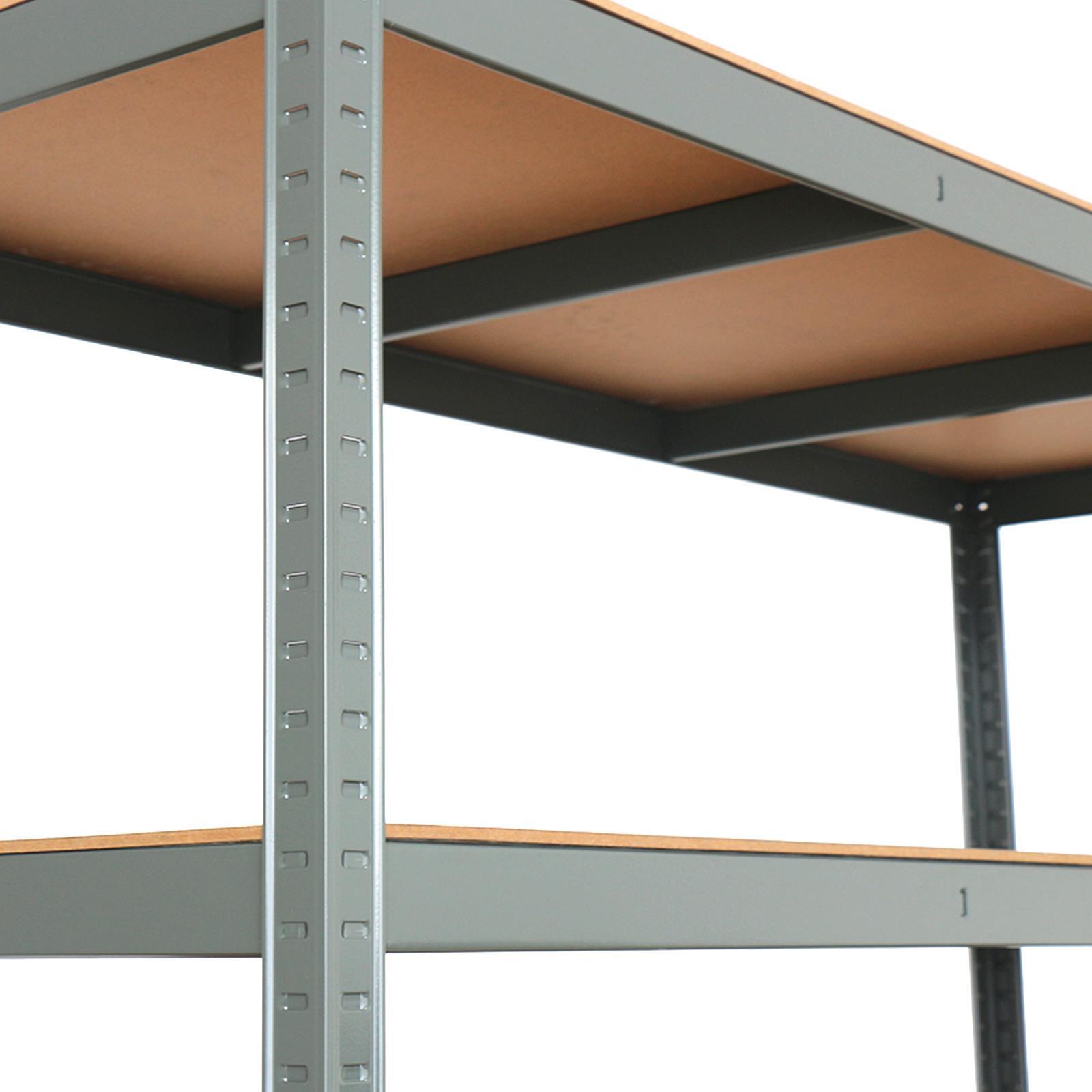 Heavy Duty 71"H Shelf Unit Garage Metal Storage 5 Level Shelves Rack ...