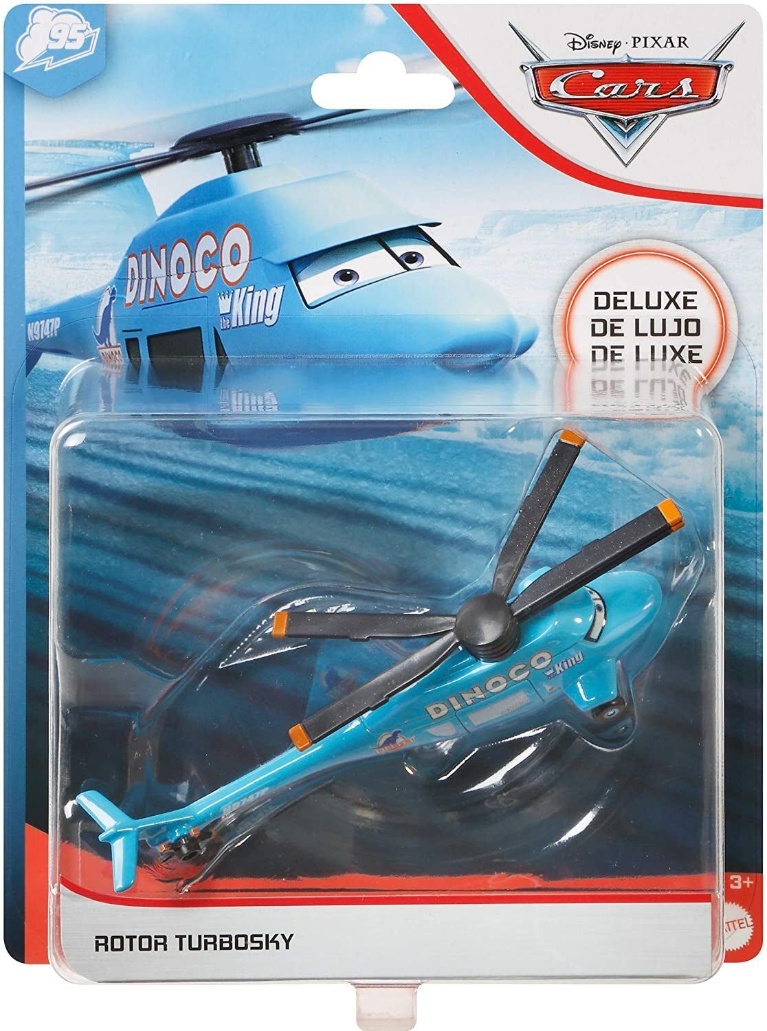 Disney Pixar Cars Rotor Turbosky Dinoco Helicopter Deluxe 2020 for sale ...