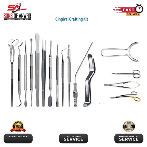 Gingival Grafting Kit – Dental Surgical Instrument Set for Soft Tissue ...