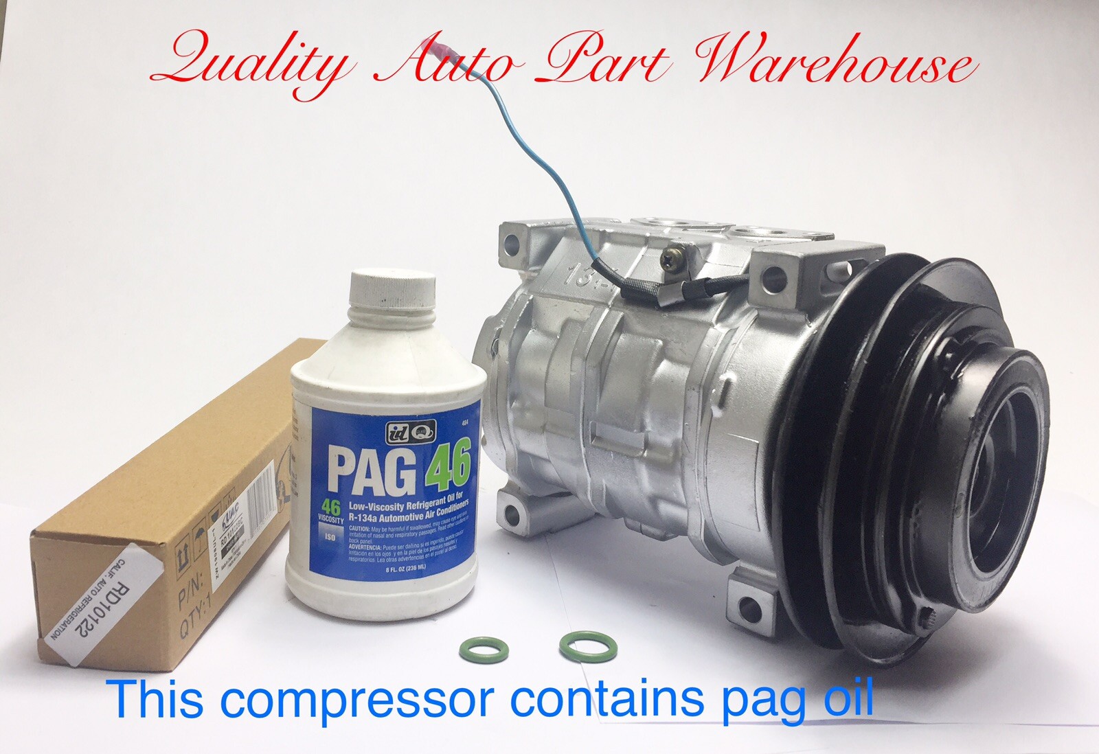 2011-2017 ISUZU NPR NQR NRR 4CYL DIESEL REMAN A/C COMPRESSOR KIT W ...