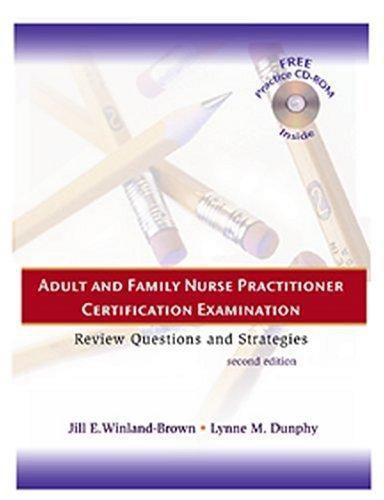 Adult and Family Nurse Practitioner Certification Examination : Review ...