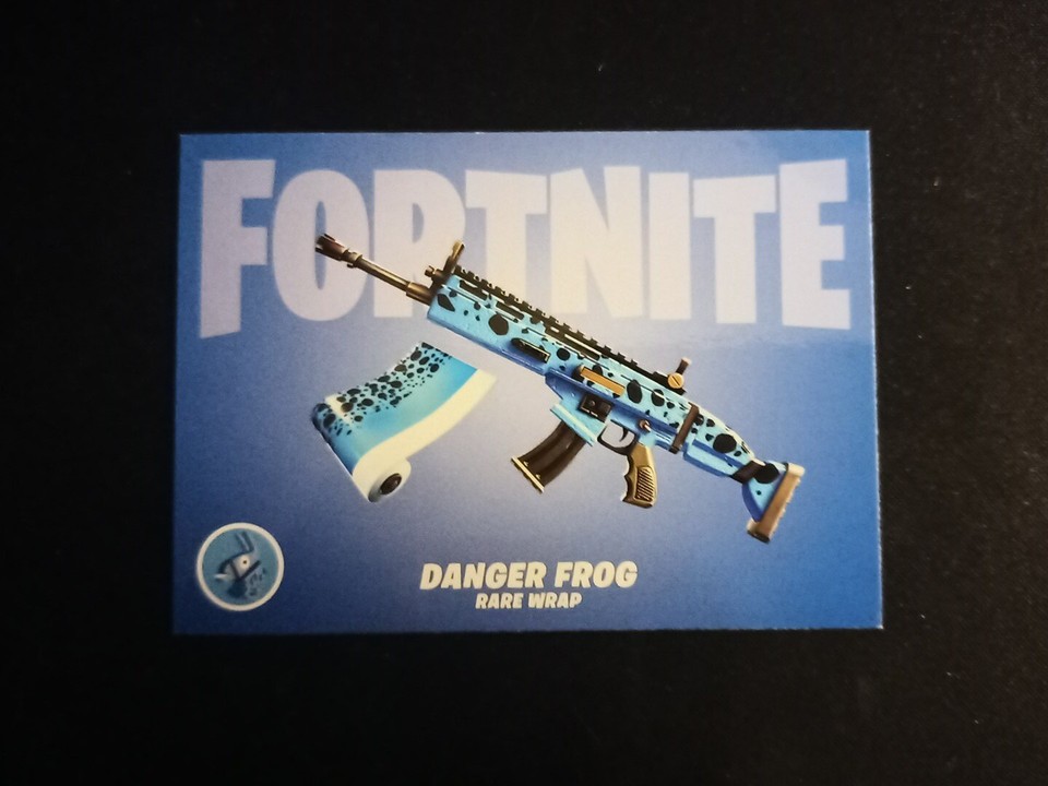 2021 Panini Fortnite Series 3 Danger Frog/Dead Wave Rare Wrap Card #W21 ...