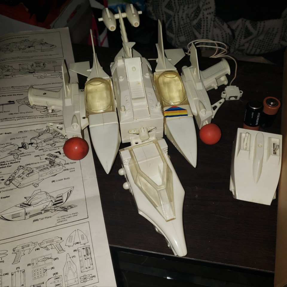 1977 mego micronauts battle cruiser and 2 figures | eBay