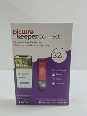 Picture Keeper Connect 32GB Portable USB Drive Photo Backup iPhone ...