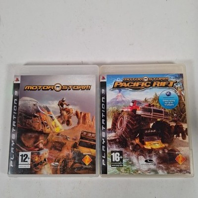 MotorStorm & Pacific Rift Bundle Playstation PS3 Video Game Manuals PAL ...