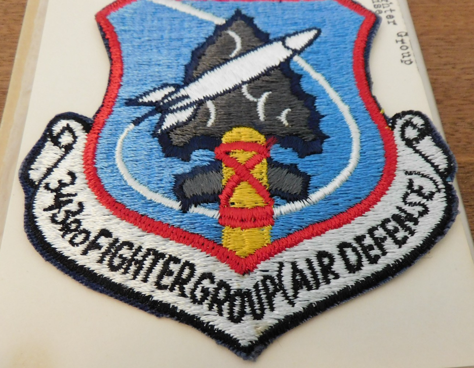 Vintage USAF US Air Force 343rd Fighter Group (Air Defense) Patch LB1 ...