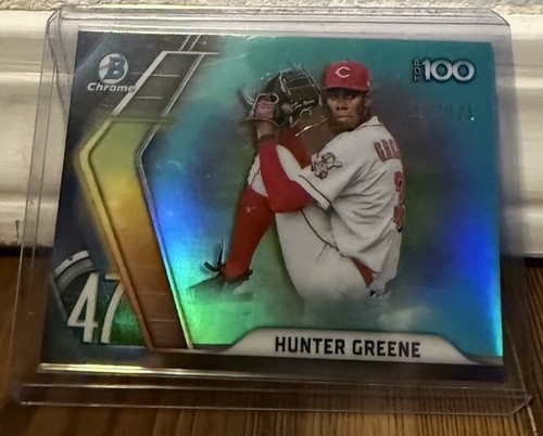 2022 Bowman Chrome Hunter Greene 014/125 Reds | eBay