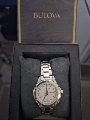 Bulova Corporate Collection Ladies Stainless Steel Bracelet Watch | eBay