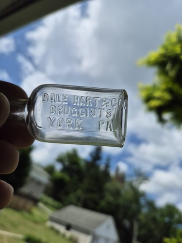 Antique Cork Top Medicine Bottle DALE HART & CO DRUGGISTS YORK PA | eBay
