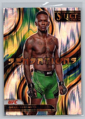 2023 Select UFC #21 Israel Adesanya Sensations Silver Flash | eBay