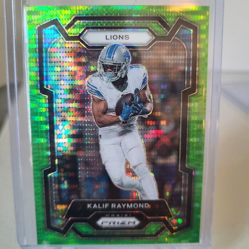 KALIF RAYMOND 2023 Panini Prizm Green Pulsar #100 Lions | eBay