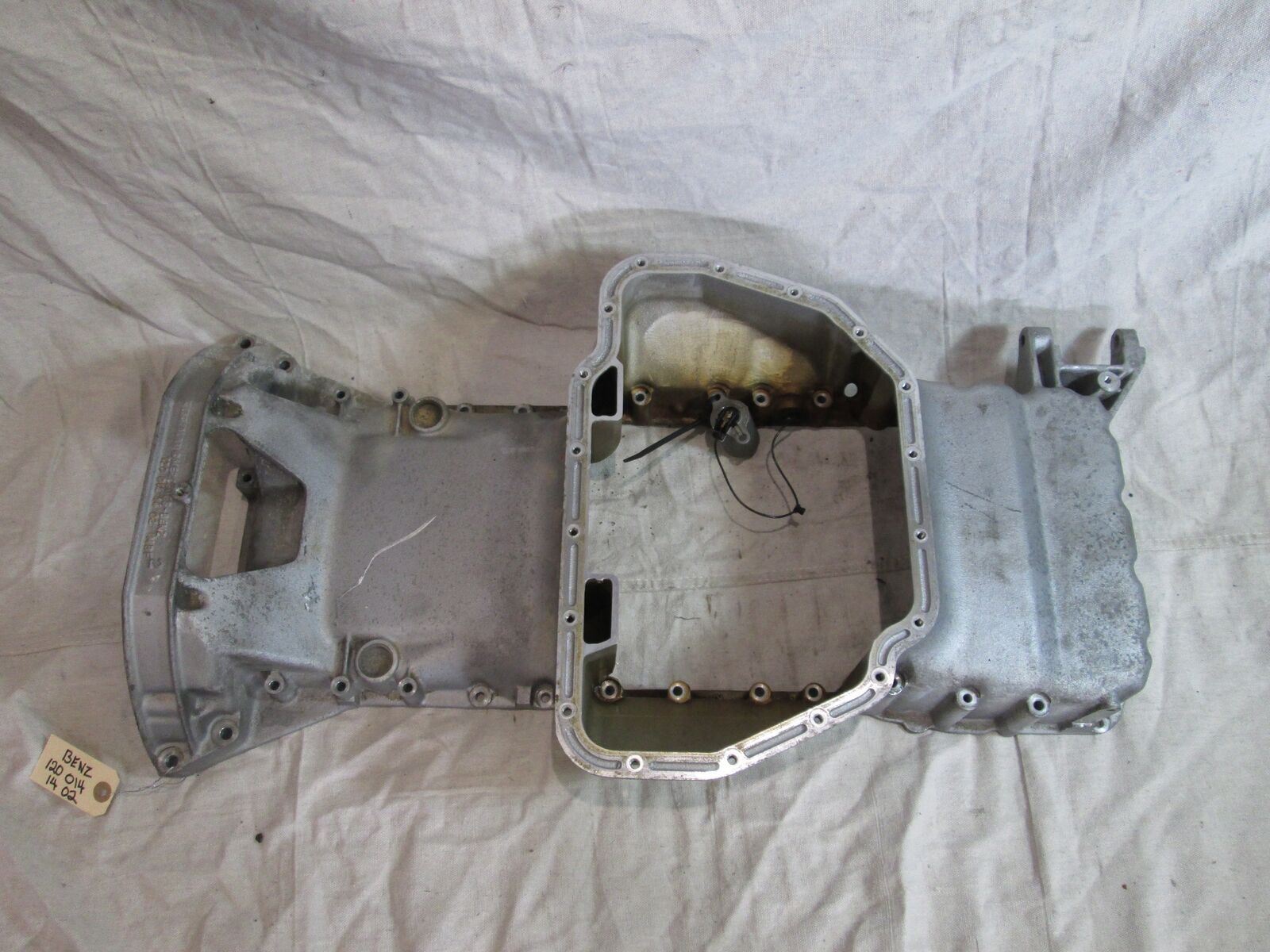Mercedes W140 w/M120 S600 V12 Upper Oil Pan 1200141402 (USED) | eBay