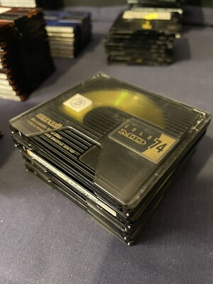 Blank Minidiscs Maxwell GOLD 74 , Rewritable 5 Available! Rare | eBay