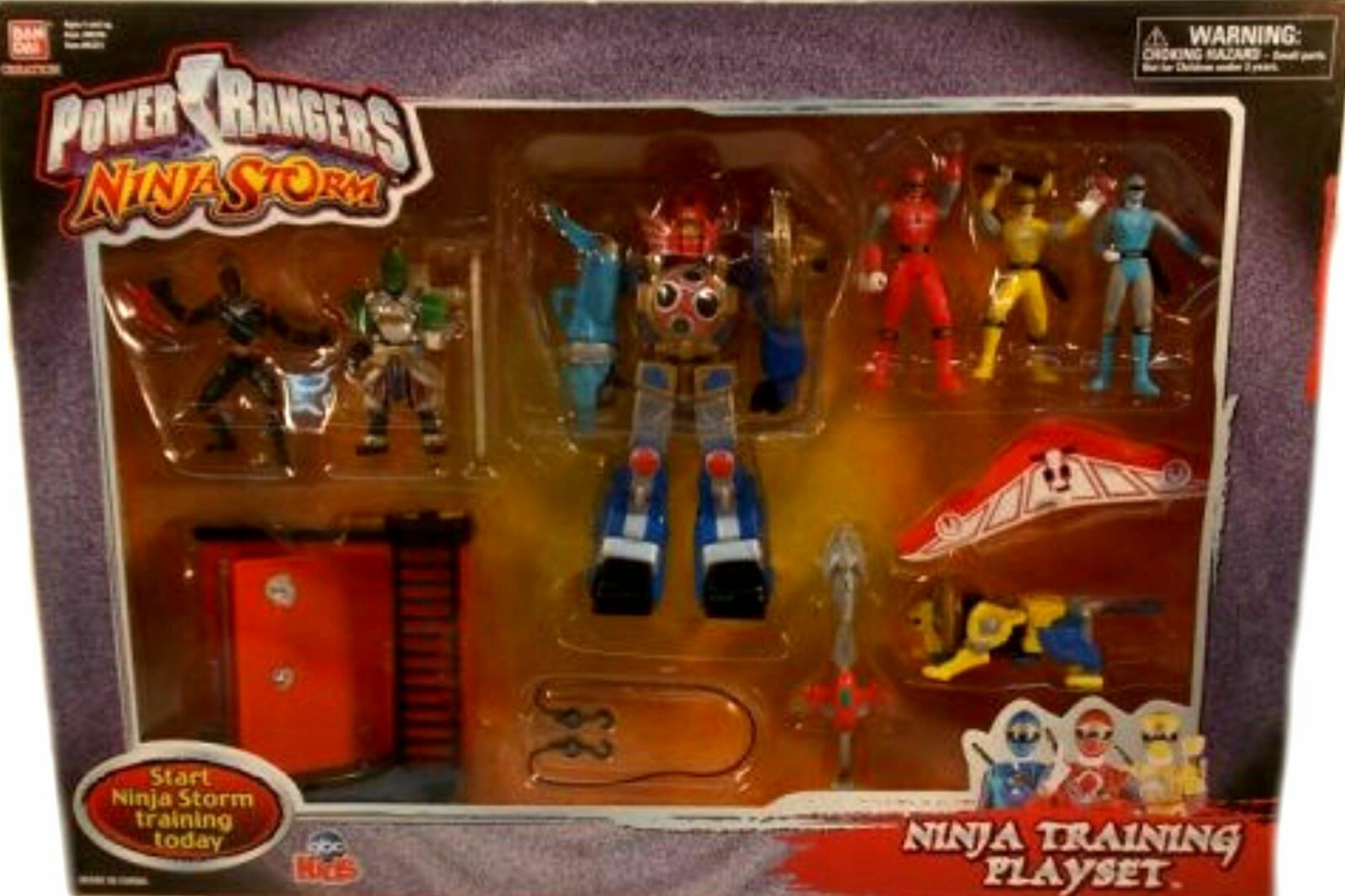 Power Rangers Ninja Storm Power 6" Megazord 4" Genaral Choobo New ...