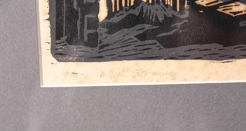 Walter Dodd Condit (1918-1993), "White Morning" (3/30), Woodcut ...