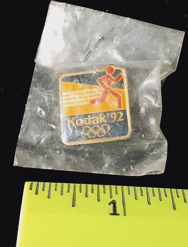 VINTAGE Pin Kodak 1992 Olympics Collectible Hat Lapel Pin 92 Olympic ...