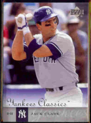 JACK CLARK 2004 Upper Deck Baseball Yankees Classics #29. YANKEES | eBay