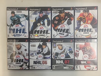 NHL 01 02 03 04 05 06 07 08 1 - 8 - Sony PlayStation 2 PS2 Resurfaced ...