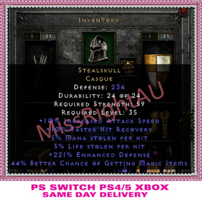 StealSkull 🏴‍☠PC-SWITCH-PS-XBOX🏴‍☠Diablo 2 Resurrected HC Non-Ladder | eBay