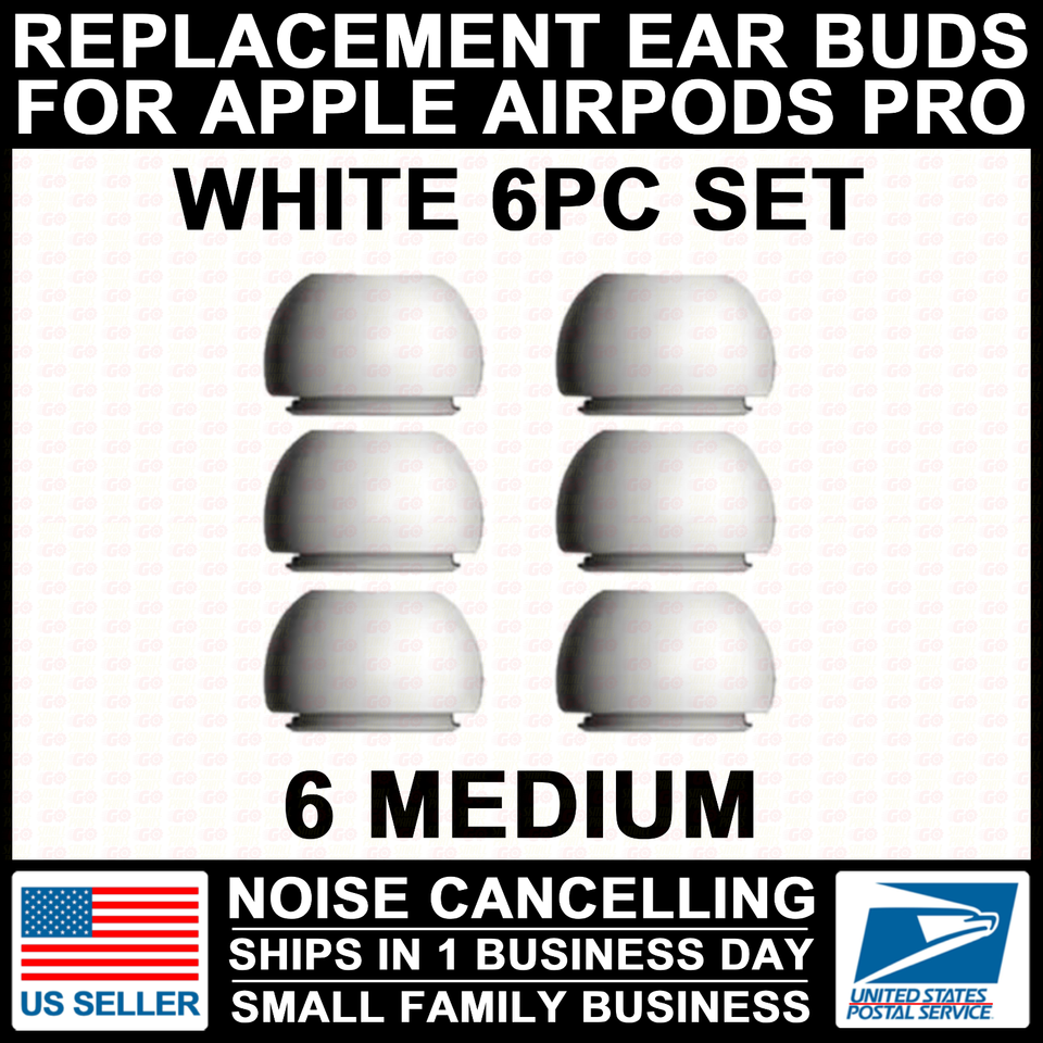3-PAIRS Ear Bud Tip For Apple AirPod Pro 1&2 Replacement Silicone ...