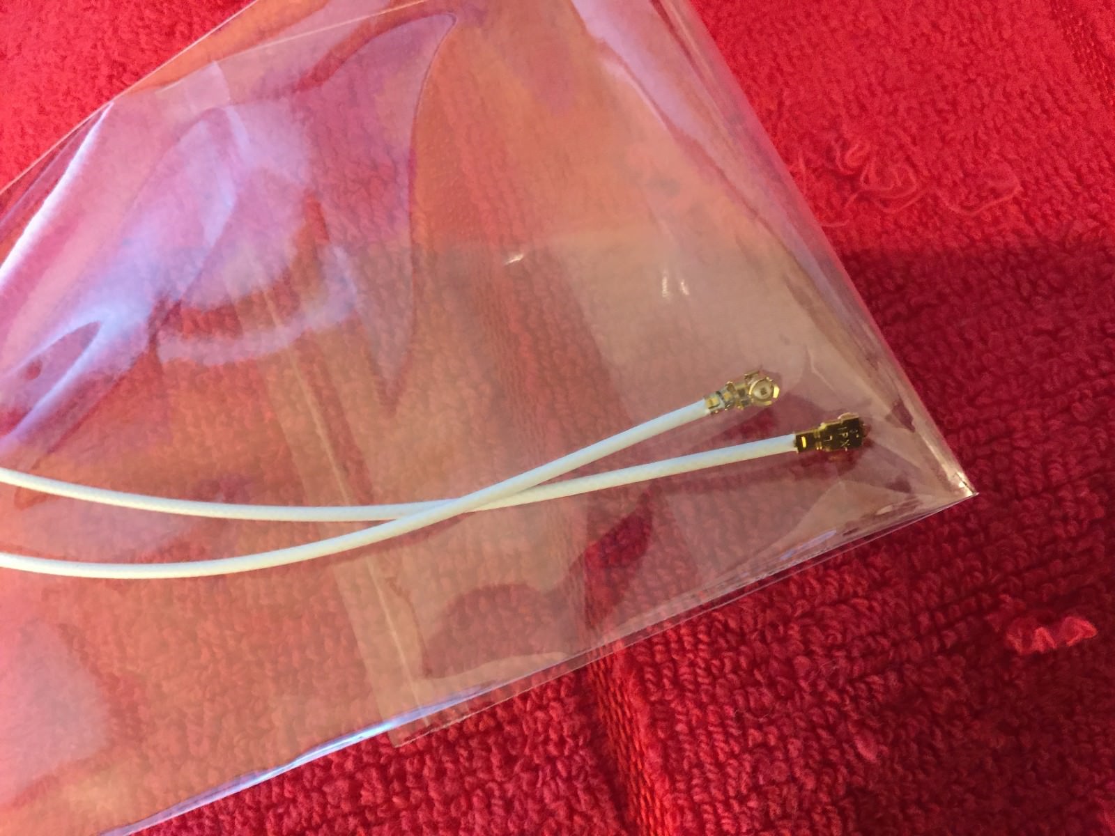 GOLD ANTENNA CABLE FOR ASUS Z97I PLUS , ASUS MPCIE COMBO II , WHITE ...