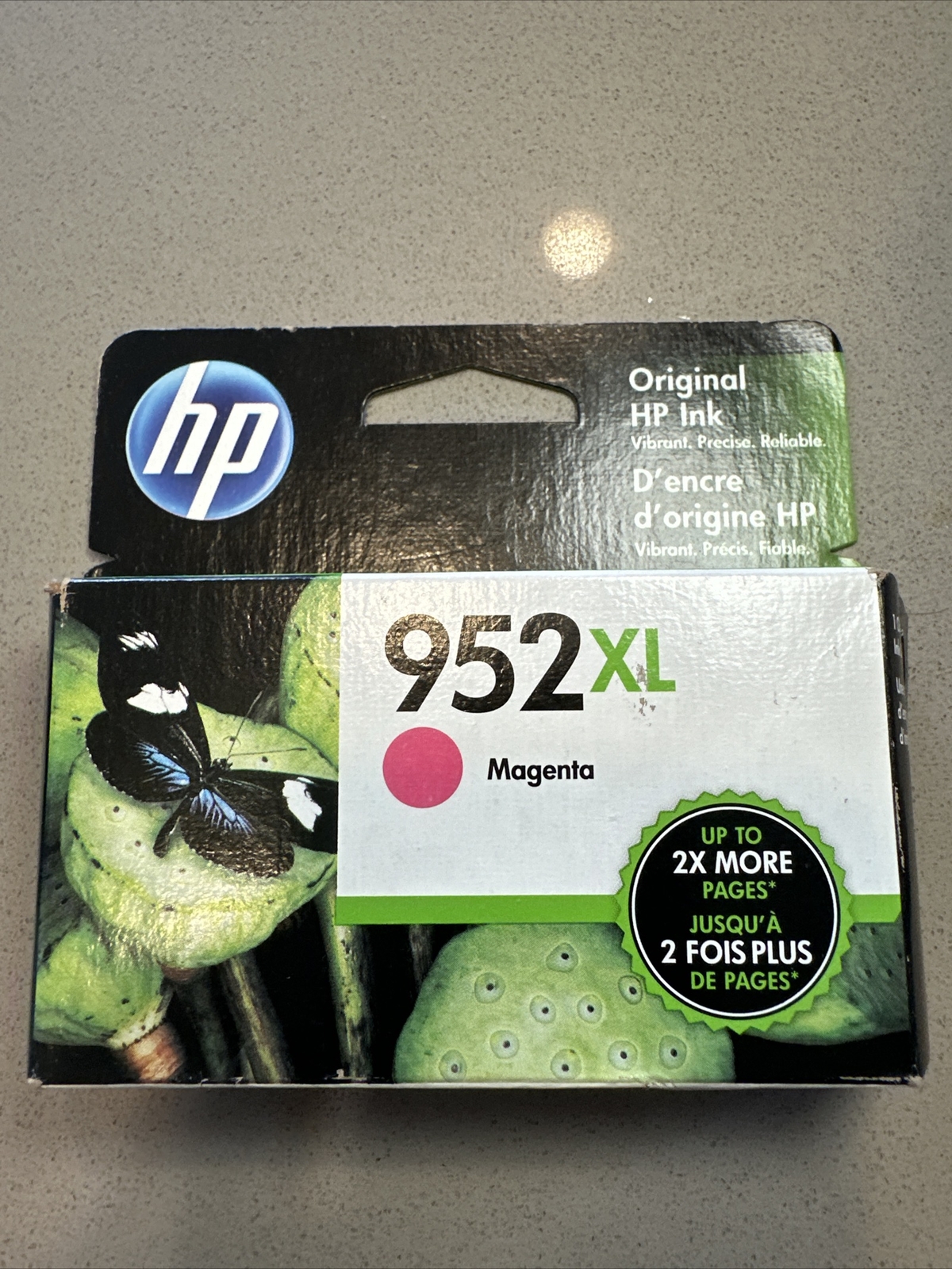 HP 952XL High Yield Magenta Original Ink Cartridge, ~1,450 pages ...