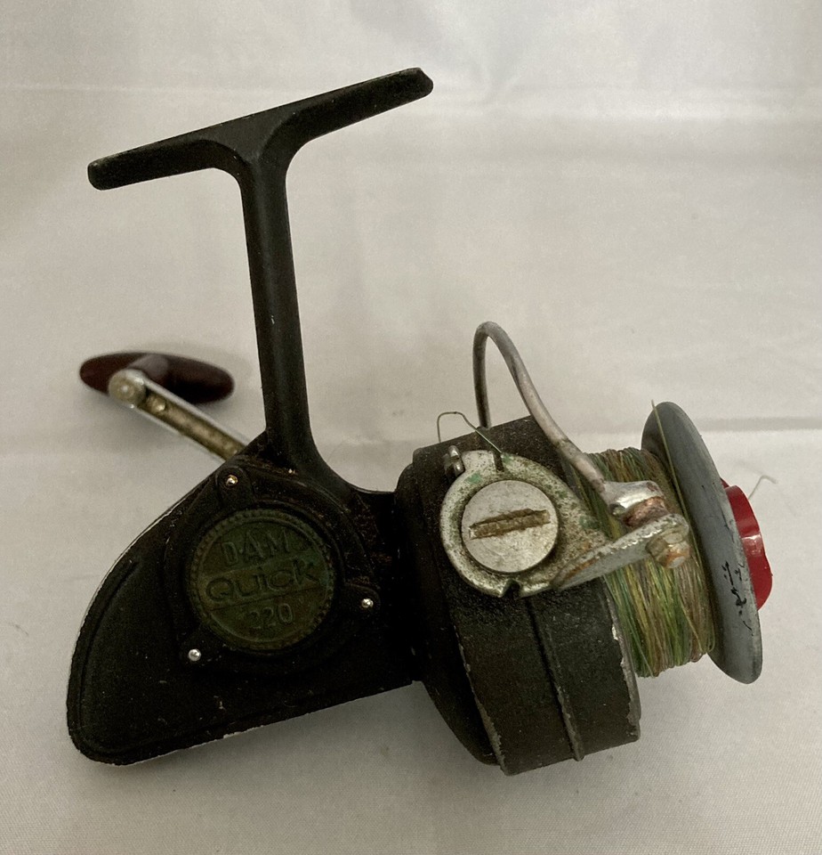 D.A.M Quick 220 Spinning Reel Fishing working made W Germany vtg | eBay