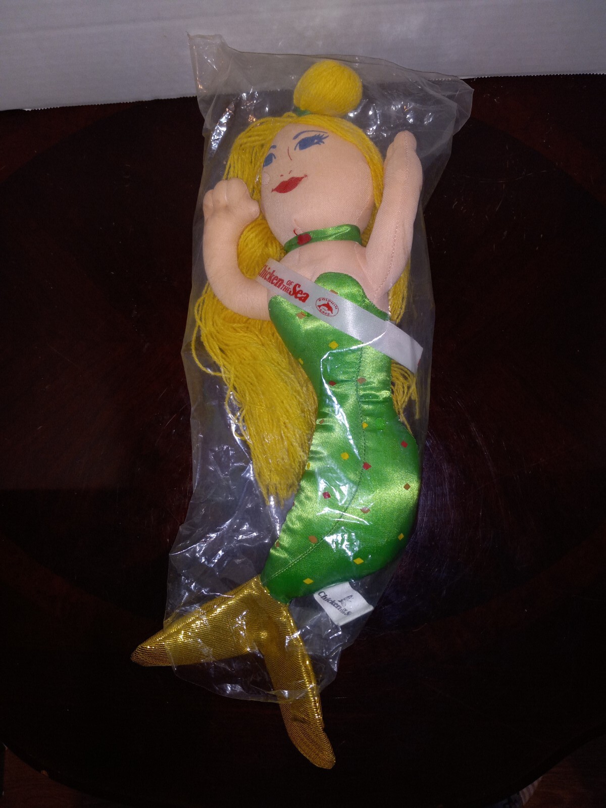 Vintage Chicken of the Sea Mermaid 12" Plush Doll Tuna Fish Advertising ...