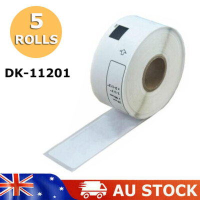 5 Rolls Compatible Brother DK11201 400 Address Labels 29x90mm QL570 ...