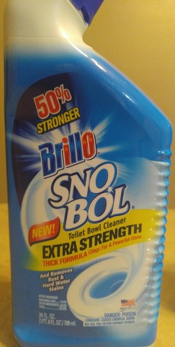 sno bol 24 ounce extra strength toilet bowl cleaner (50% stronger) lot ...