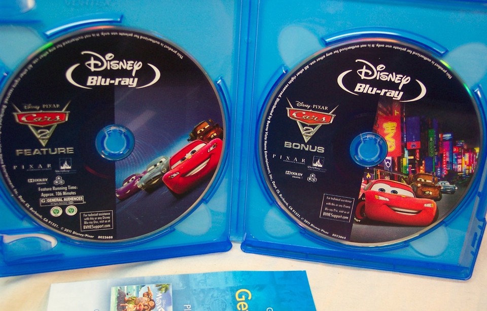 Walt Disney Pixar CARS 2 Blu-ray DVD Movie SET NEW | eBay
