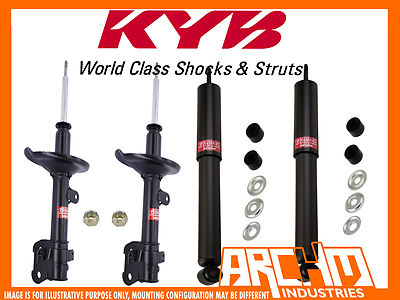 FRONT & REAR KYB SHOCK ABSORBERS FOR FORD FALCON UTE BA MK I (RTV) 10/ ...