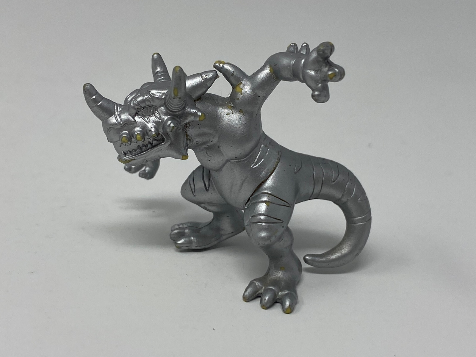 2007 Digimon Digital Monsters Silver Greymon Mini PVC Figure Bandai - 1 ...