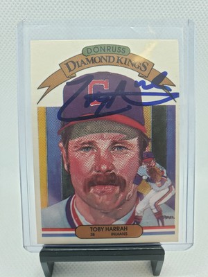 1982 Donruss Diamond Kings Toby Harrah On Card Autograph #13 | eBay