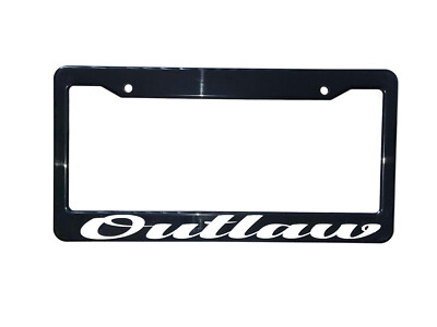 🔥 OUTLAW CAR LICENSE PLATE FRAME TAG COVER JDM EURO LOW FUNNY NEW TUNER ...