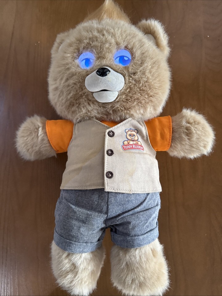 Teddy Ruxpin 2017 Animated Talking Storytime Bear Bluetooth Eyes/Mouth ...