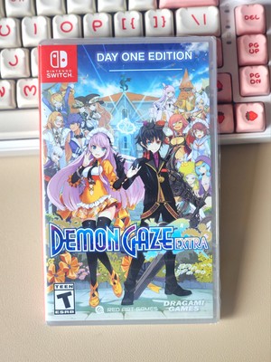 Nintendo Switch Demon Gaze Extra Day One Edition Red Art Games Dragami - English | eBay