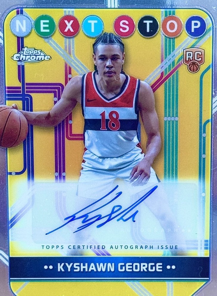 2024-25 Topps Chrome - Next Stop Signatures Kyshawn George #NSS-KG (AU ...