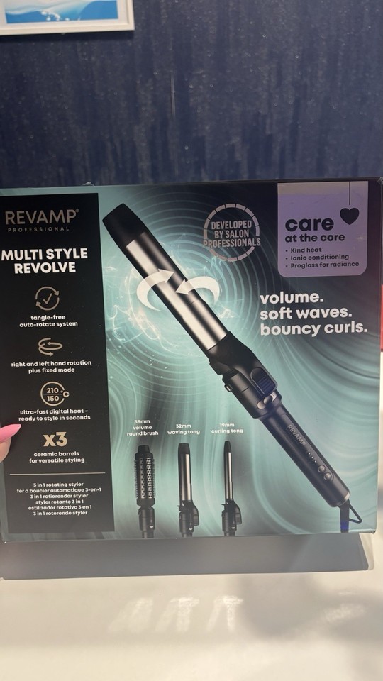 Revamp Multi Style Revolve 3 In 1 Auto Rotating Styler Boxed | eBay UK