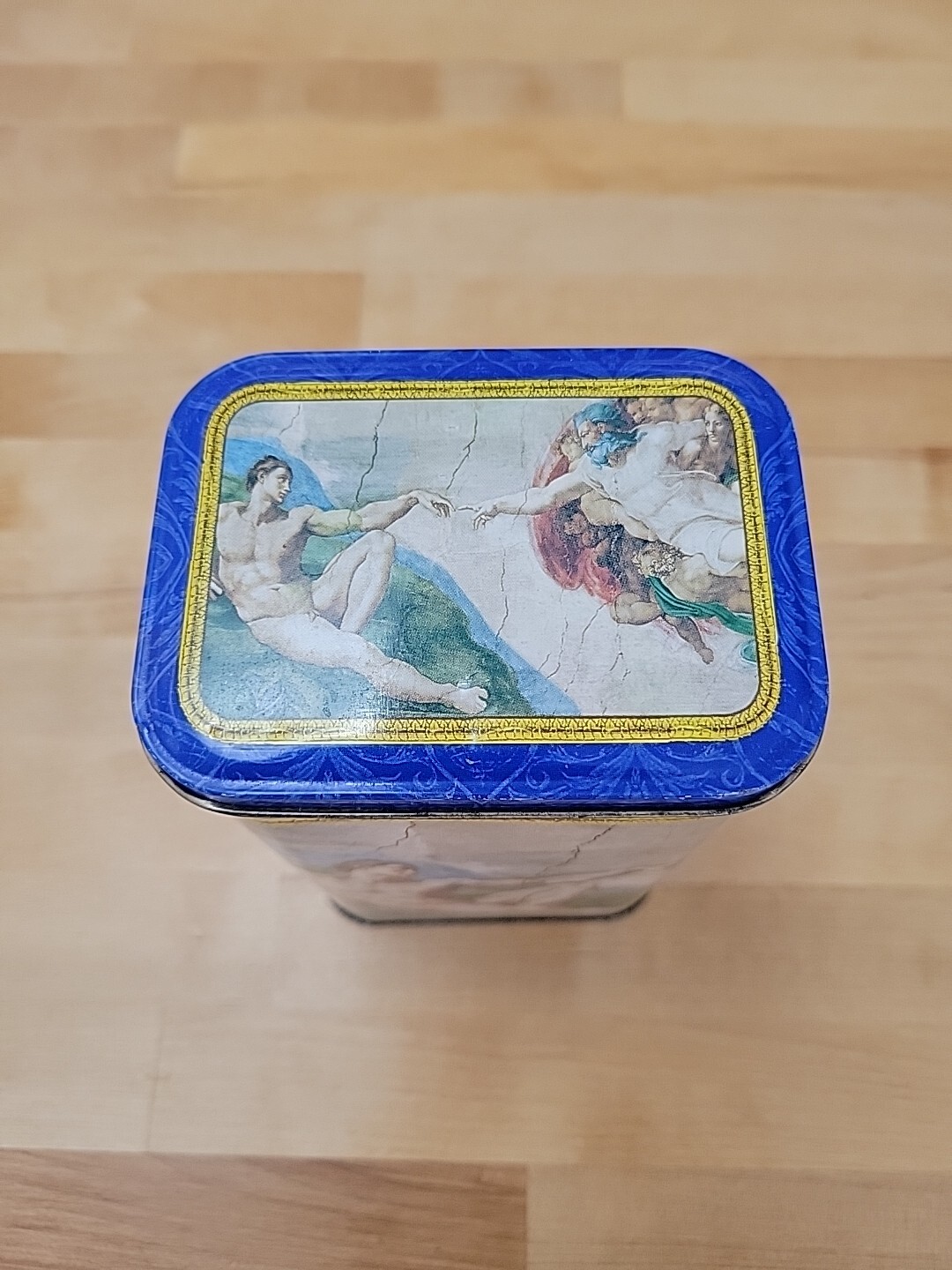 Vintage Metal Michaelangelo Creation Of Adam Vatican Art Sistine Chapel ...