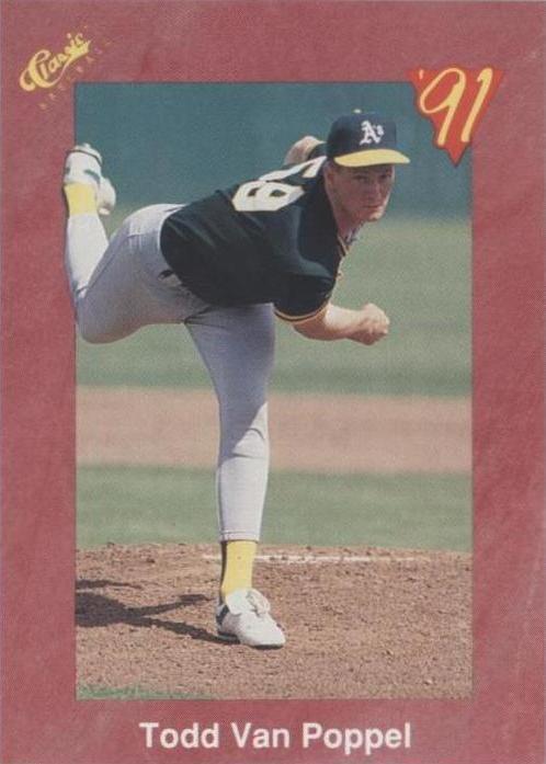 1991 Classic Update Red Travel Edition - Todd Van Poppel #T77 (RC) for ...
