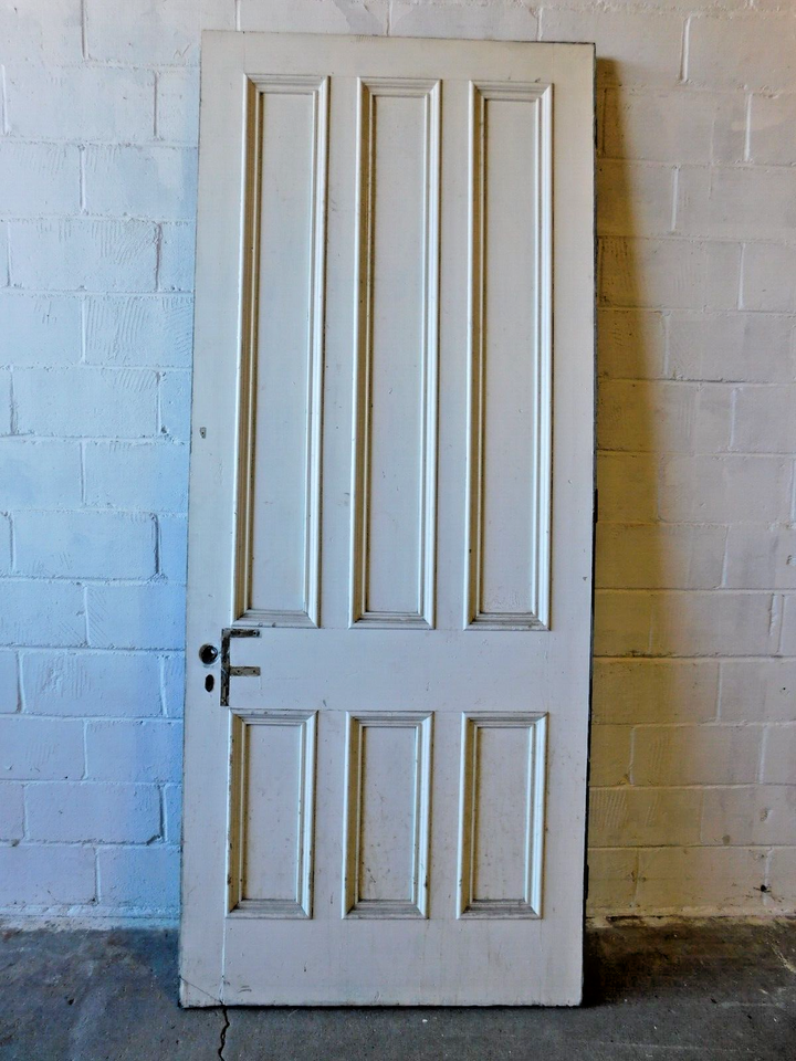 1860's Antique ENTRY DOOR Large and Rare ITALIANATE Style Raised Panel ...