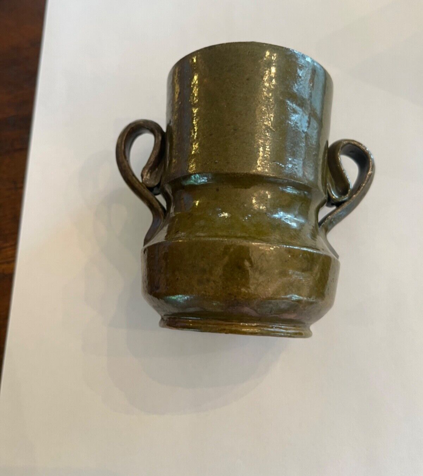 George E Ohr Two Handle Earthenware Vase | eBay