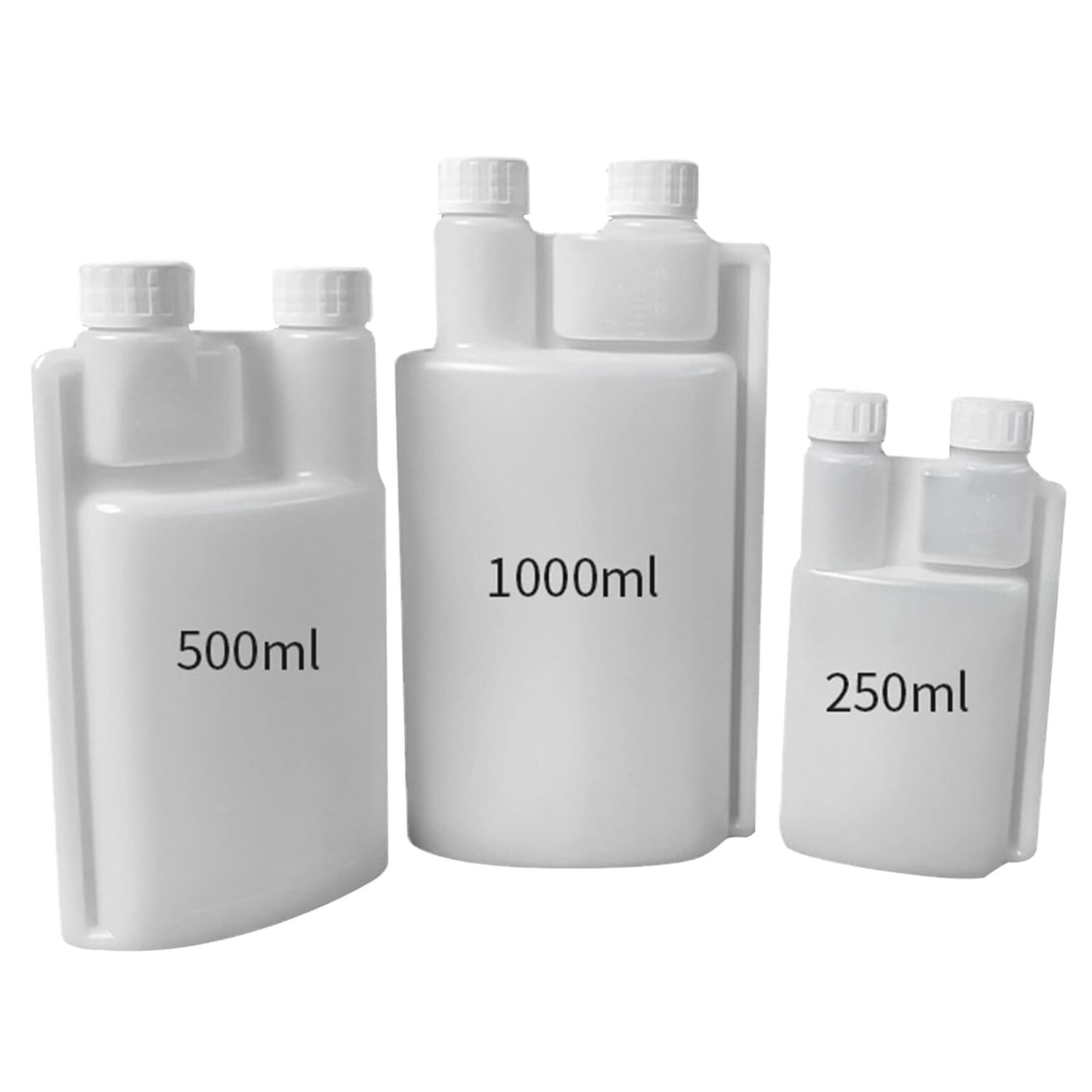 Plastic Twin Neck Squeeze Chamber Standard Bottle 250/500/1000ml ...